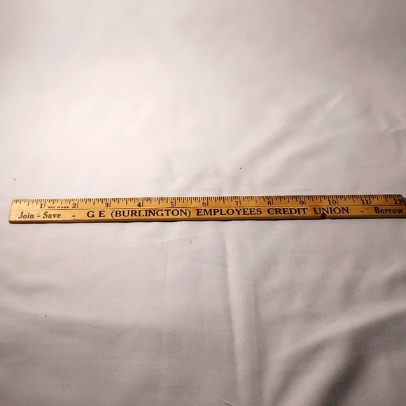 Vintage GE Wood Ruler | Office | Vintage General Electric Employees ...